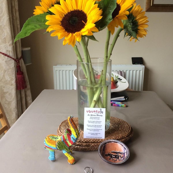 Wooden Hand Painted Giraffe - 50cm Tall - Etsy