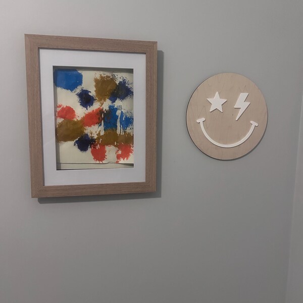 Happy Face Sign | Rad Smiley Sign | Wall Decor | Retro Decor ...