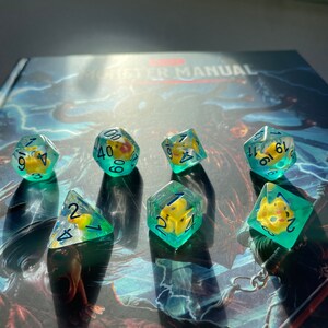 Ducky Dnd Dice Set Critical Role D20 Polyhedral Duck Dice - Etsy
