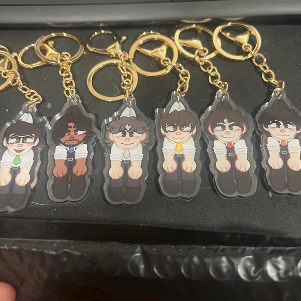 Tally Hall Acrylic Charms - Joe, Rob, Ross, Zubin, Andrew, Bora - Etsy