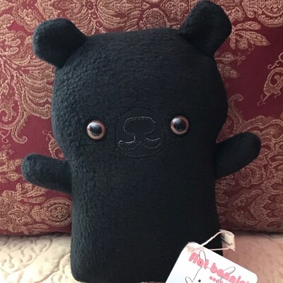 Moon Bear Plush Stuffed Animal, Kawaii Stuffy Bear Cub Soft Toy, Cute ...