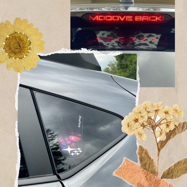 Vinyl Brake Light Decal - Matte Black - Etsy