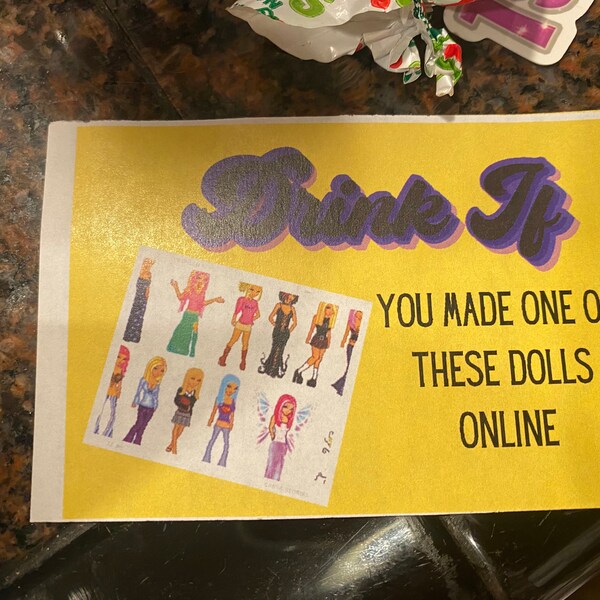 PRINTABLE Rated R Bachelorette Party Drinking Game | Adult Drinking ...