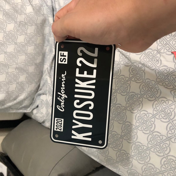 Custom Mini License Plate, Personalized for Your Special Spacecraft ...