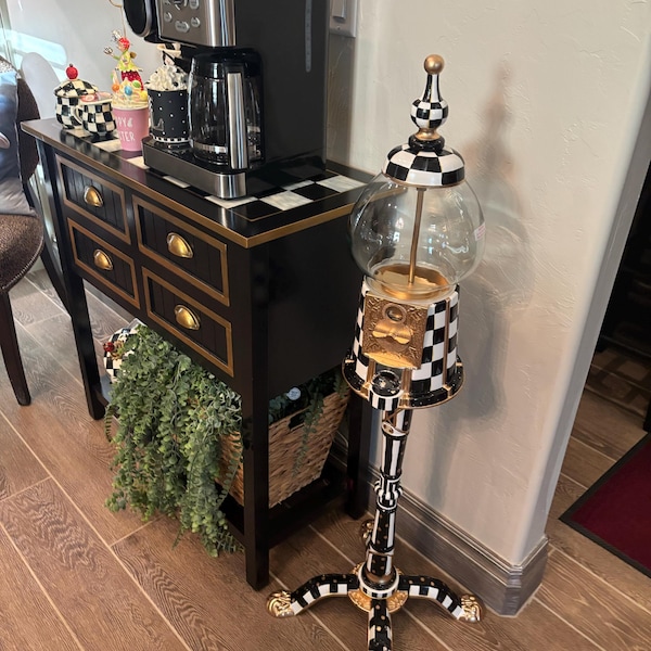 Working Custom Painted Gumball Machines With Finial - Etsy