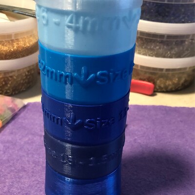 Bead Sorter / Sifter for Seed Beads. Customizable, 3d Printed. - Etsy