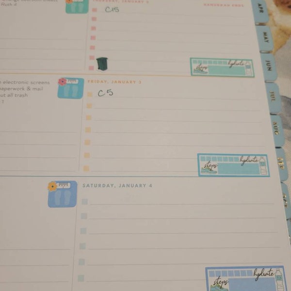 Top Three Checklist Planner Stickers for Productivity Stickers for ...