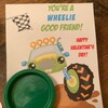 You're a Wheelie Good Friend! Monster Truck Play Doh Favor Card ...