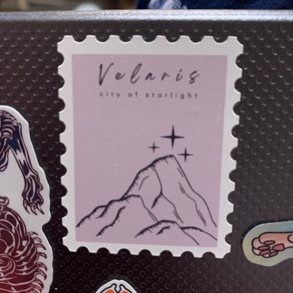 Velaris Stamp Sticker VINYL STICKER City of Starlight ACOTAR Sarah J ...