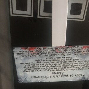 One Year Death Anniversary Grief Keepsake Card, One Year Since You Left ...