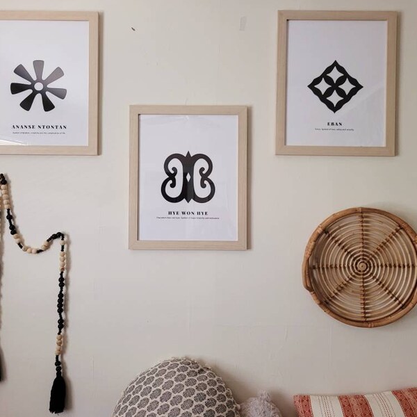 Akwaaba Adinkra Symbol, Adinkra Wall Art, African Wall Art, Digital ...