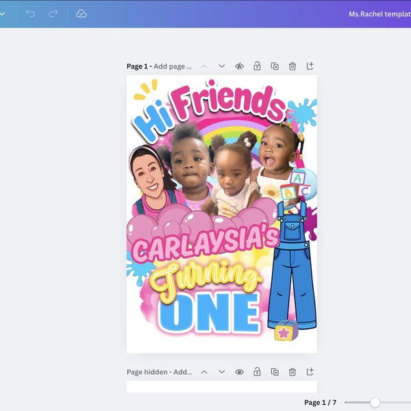 Hi Friends, Ms Rachel Birthday Shirt, Mrs. Rachel Matching Family ...