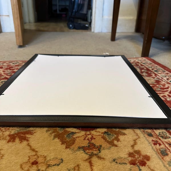 Vinyl Display Frame for Single 7" Record With Cover Black or White ...