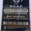 AREA 51 ID CARD - Personalised, Quality Aluminum Laser Engraved A51 ...