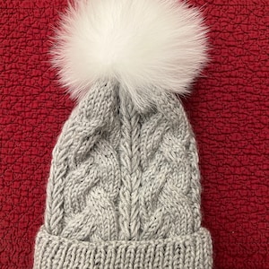 KNITTING PATTERN// Little Ridges Beanie Pattern // Chunky Knit Hat ...