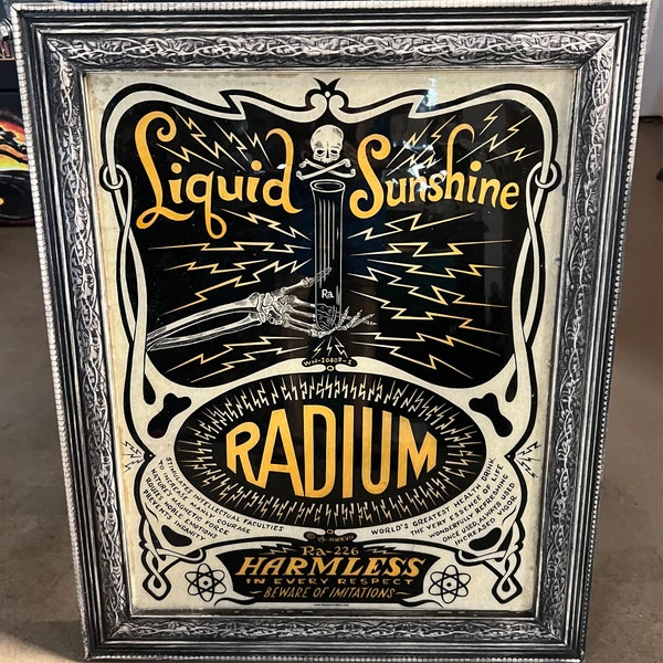 Liquid Sunshine Radium Poster Hand Illustrated and Designed by Madame ...