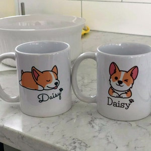 Personalized Corgi's Wink Mug Customizable Gift for Pet - Etsy
