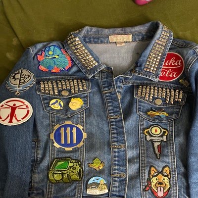 Fallout 76 and 111 Emblem Logo Gear Iron-on Embroidered Patch, Custom ...