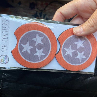 Home Sweet Home Tennessee Car Coaster Tennessee Volunteers Colors 2 ...