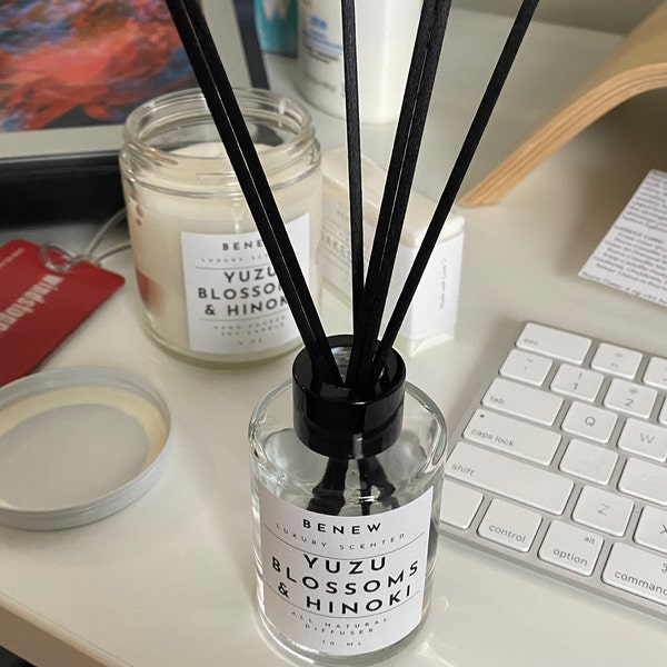 Reed Diffuser, Mahogany Teakwood, Home Fragrance, Diffuser Oil, Luxury ...