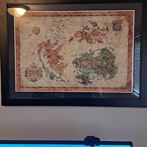 Map of the World of Ruin From Final Fantasy 6 FF6 FFVI - Etsy