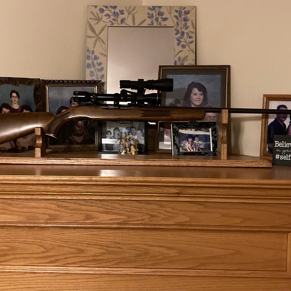 Mantle Style Gun Display Rack for 30-30 or Rifle - Etsy