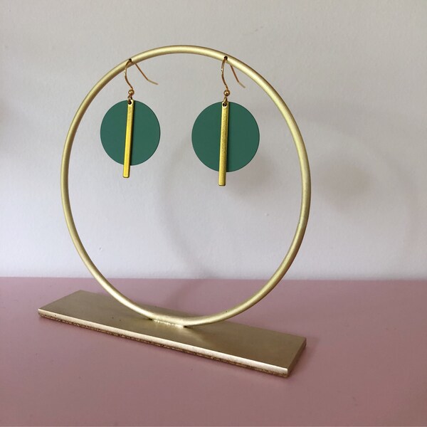 Earring Display Stands, Brass, Set of Three, 80mm, 120mm, 180mm - Etsy