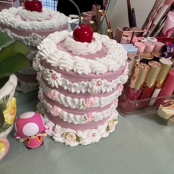 4 Layer Fake Cake Jewelry Box - Etsy