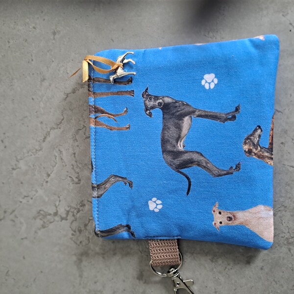 Handmade Labrador Dog Fabric Zip Coin Purse / Wash Bag / Cosmetic Bag ...