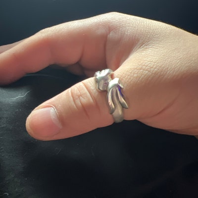 Sterling Silver Magpie Pin - Etsy