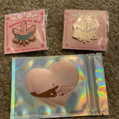 Best Buds Metallic Vinyl Sticker - Etsy