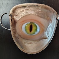 Extra Large Vertical Third Eye Prosthetic With Glossy Eye Insert (in ...