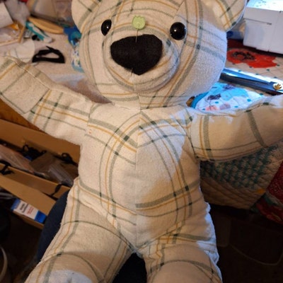 Memory Bear Pattern 12 Easy Sewing Pattern Simple Bear Pattern Sewing ...