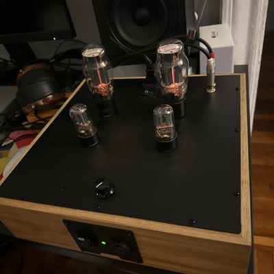 Eufonika H22M Miflex KPCU Tube Headphone Amplifier 6SN7 & 6080 TUBE ...