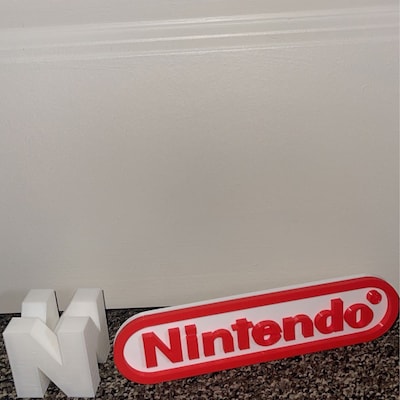 N64/nintendo 64 Cube Video Game Logo Sign man Cave, Game Room, Shelf ...