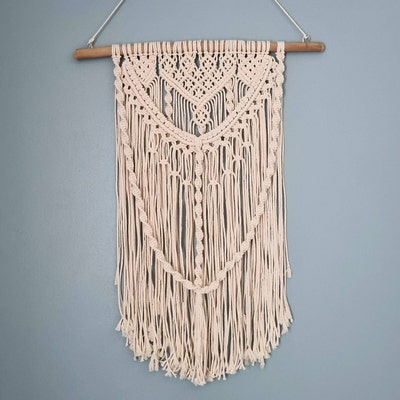 Macrame PATTERN Written PDF and Knot Guide, Diy Macrame Wall Hanging ...
