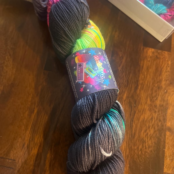 Gothic Lisa Frank - Indie Dyed Yarn - Etsy