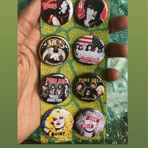 Peace Sign Button Set 20-1.25 60s Hippie Party Favor | Etsy