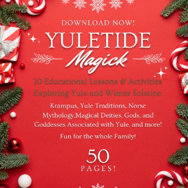 Yule Affirmation Cards, Winter Solstice Activity, Printables ...