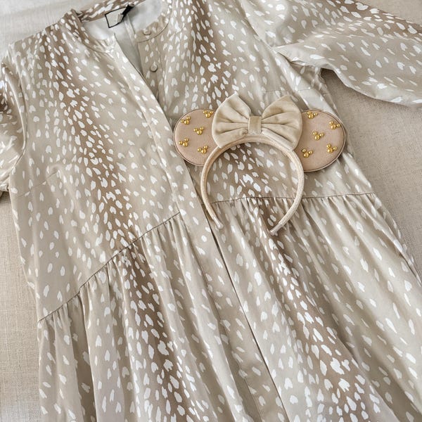 Beige Mickey Ears, Mickey Ears, Gold Minnie Charm Mouse Ears, Minnie ...