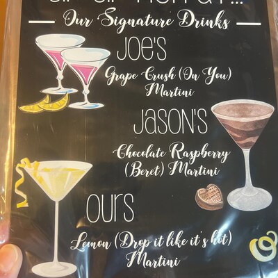 Coffee Bar Custom Acrylic Wedding Sign, Something Brewed Wedding Table ...