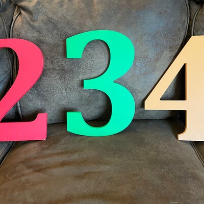 4 Sign Photo Prop for Fourth Birthday Photo Shoot for Kids Wooden ...