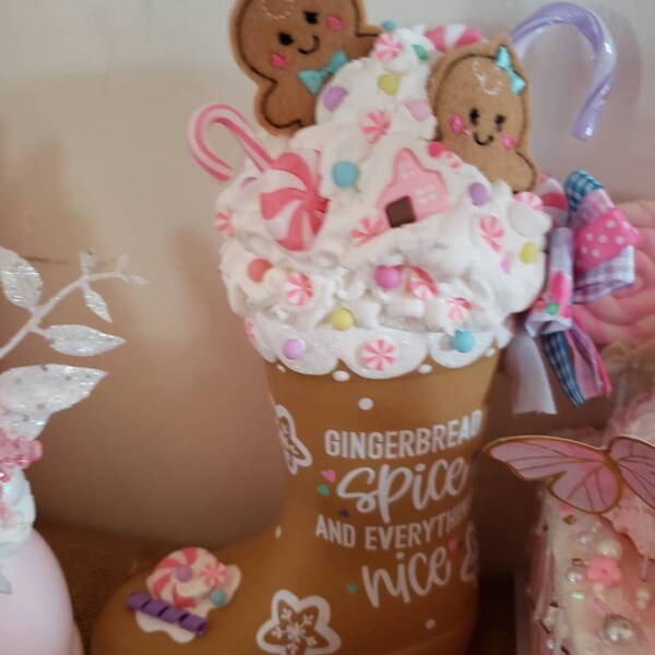 French Country / Shabby Chic/farmhouse Mini Ceramic Rain Boot ...