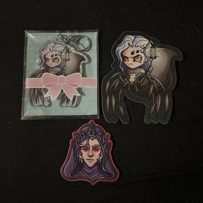 Chibi Kar'niss the Drider Sticker glitter Effect Baldur's Gate 3 - Etsy