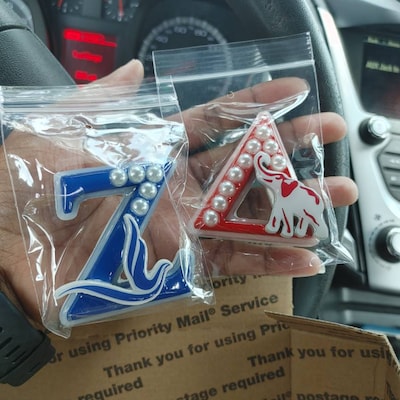Zeta Phi Beta Lapel Pin Z-dove Pearls - Etsy