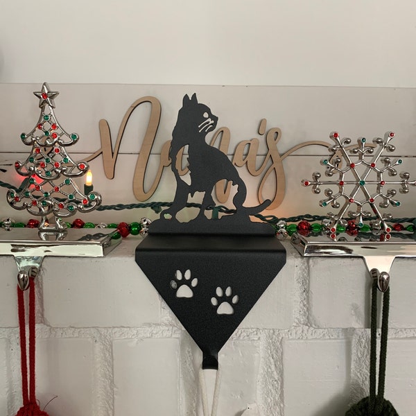 Kitten Christmas Stocking Holder - Etsy