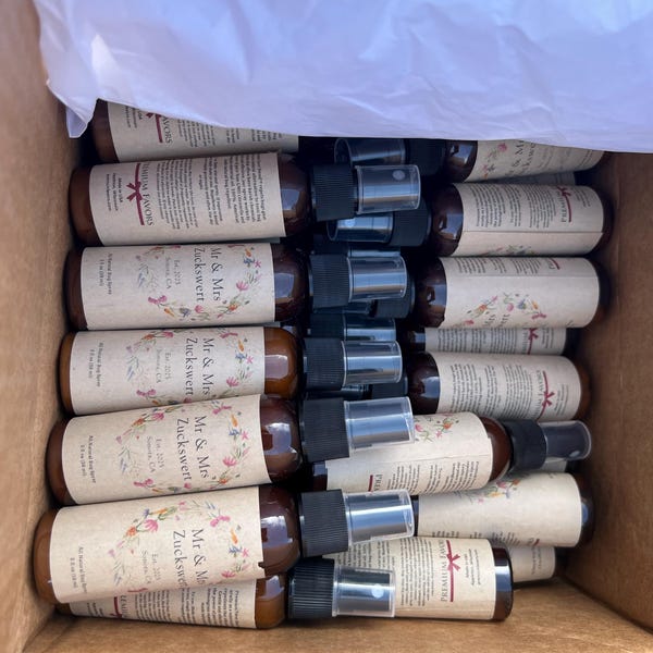 Bulk 50+ Bug Spray Bottles & Labels | Be Smitten Not Bitten ...