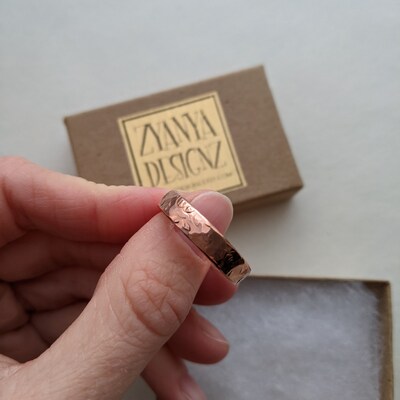 Gold Index Finger Ring. Wide Band. Womens Thumb. Men's - Etsy Canada