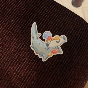 Clown Shark Stickers - Etsy