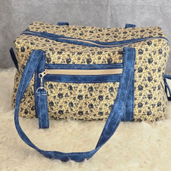 PDF Holland Duffle Pattern || Quilted Boxy Duffle Bag PDF Pattern - Etsy Canada